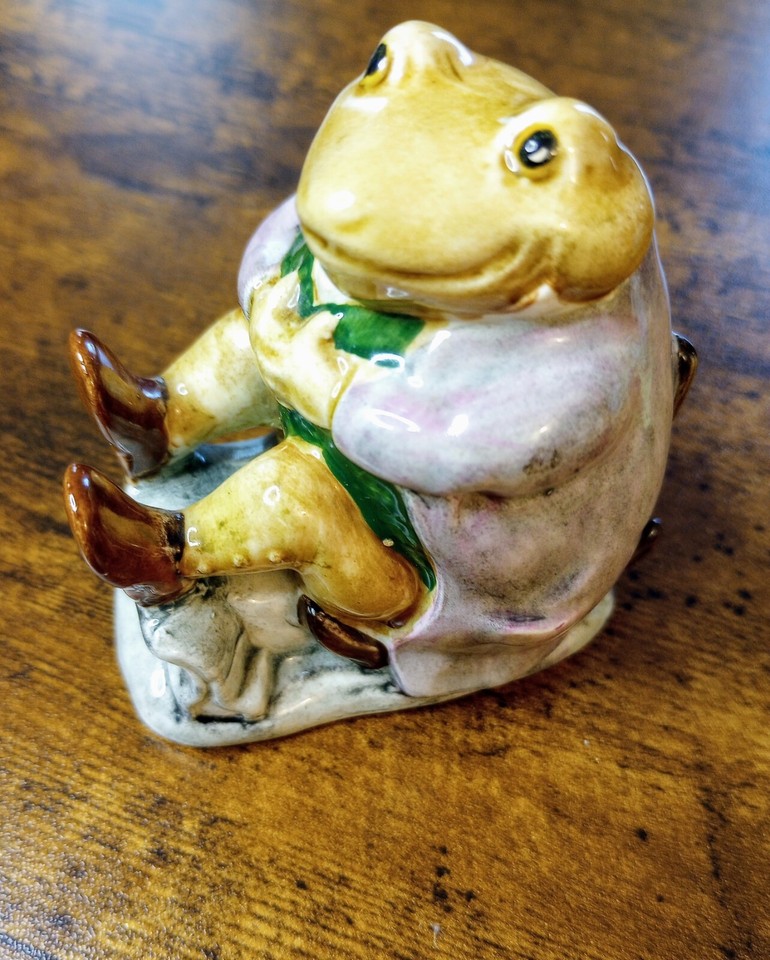 Beatrix Potter "Mr. Jackson" Porcelain Toad Beswick England Figurine ...
