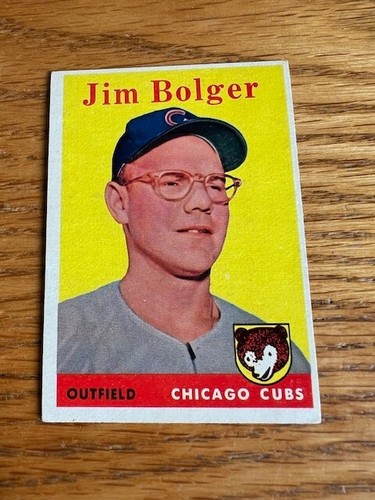1958 Topps #201 Jim Bolger Chicago Cubs EX/EX+ | eBay