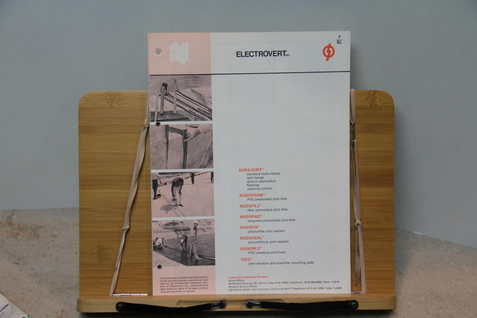 Electrovert Inc Mt Vernon NY Durajoint Rodofoam TICO Catalog 8pg circ ...