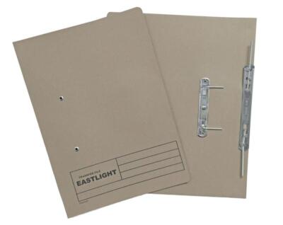 Eastlight Transfer Spring File Manilla Foolscap 285gsm Buff (Pack 25 ...