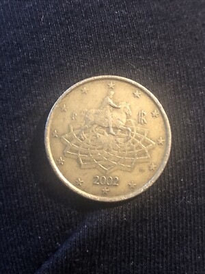 2002 FIFTY 50c EURO CENT COIN ITALY | RARE COLLECTOR COIN | eBay