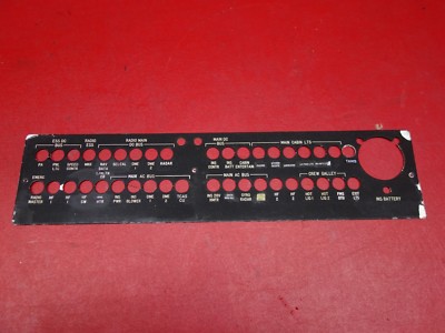Grumman G-1159 Gulfstream II Instrument Switch Panel | eBay