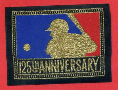 Major League Baseball Patch 125th Anniversary | eBay