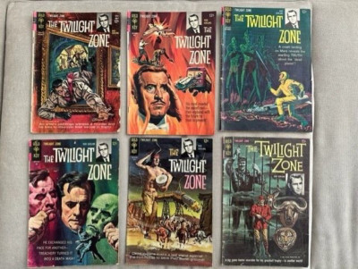 TWILIGHT ZONE GOLD KEY 6 BOOK LOT 1964 - 1968 | eBay
