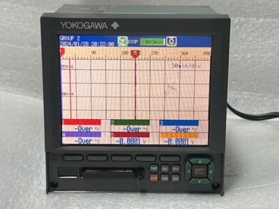 Yokogawa FX1006-4-2-H 6 Channel Digital Paperless Chart Recorder Used ...