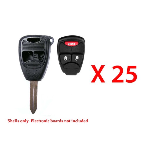 25 Remote Pad Fob Case Shell 3B Compatible with Dodge Chrysler Jeep ...