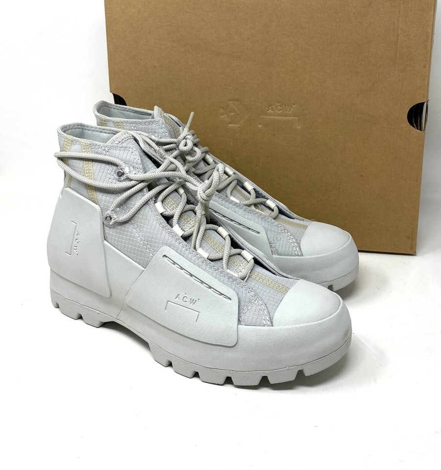 Converse Chuck Taylor Lugged A-COLD-WALL Boot Gray Women Hi Canvas ...