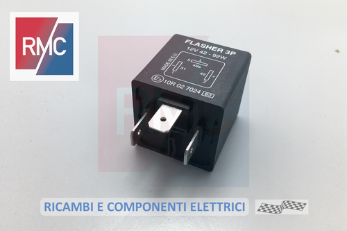 Intermittenza Rele Relè Relay 12V 3 pin piedini contatti per Frecce ...