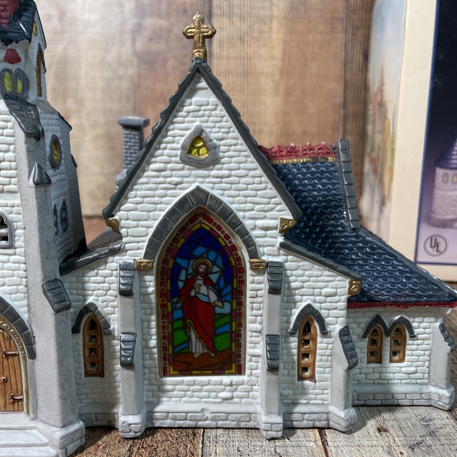 1994 Lemax Dickensvale Collectibles Christmas Village Lighted Church ...