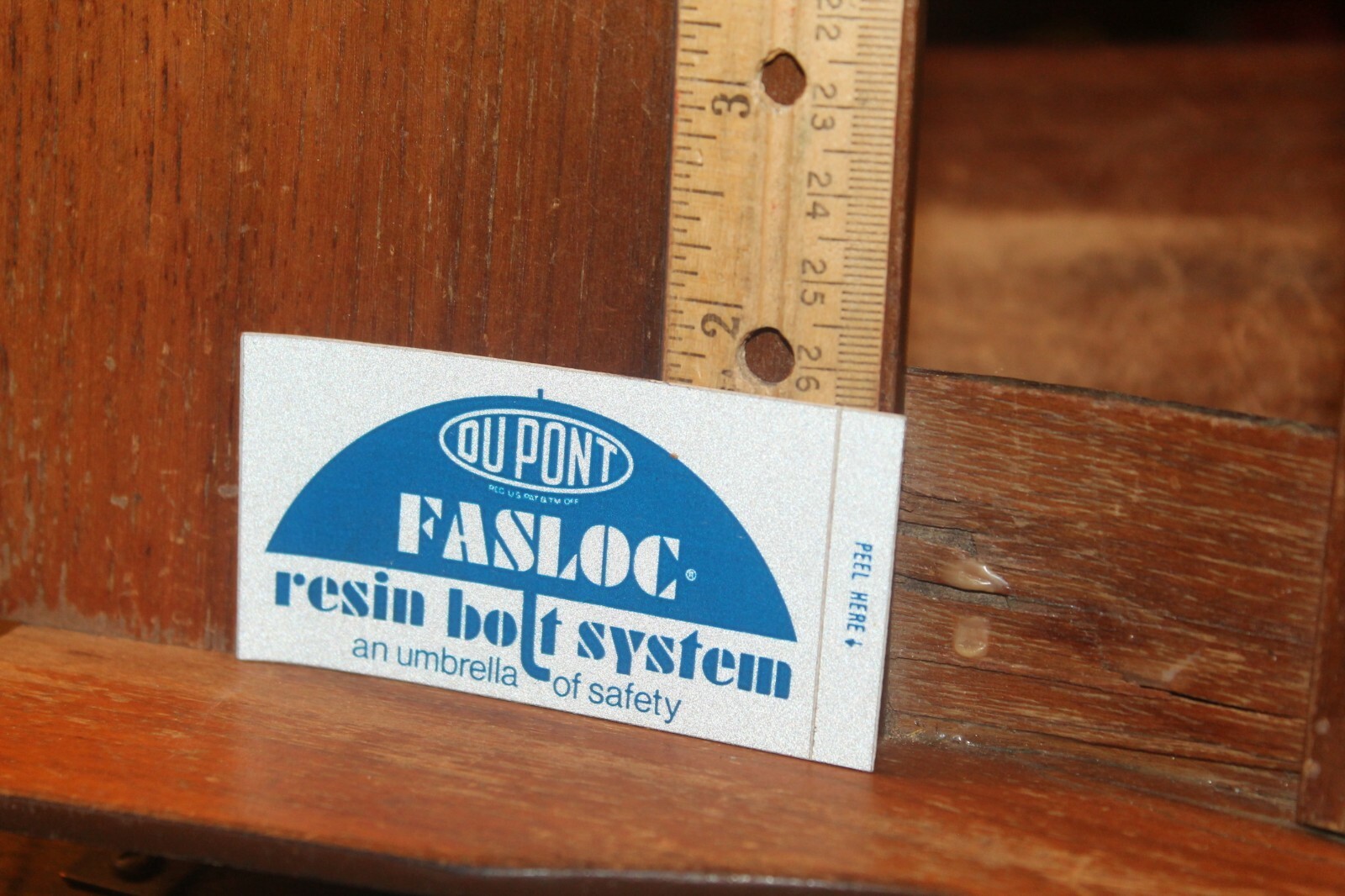 Vintage Coal Mining Decal Sticker DuPont Fasloc Resin Bolt System | eBay