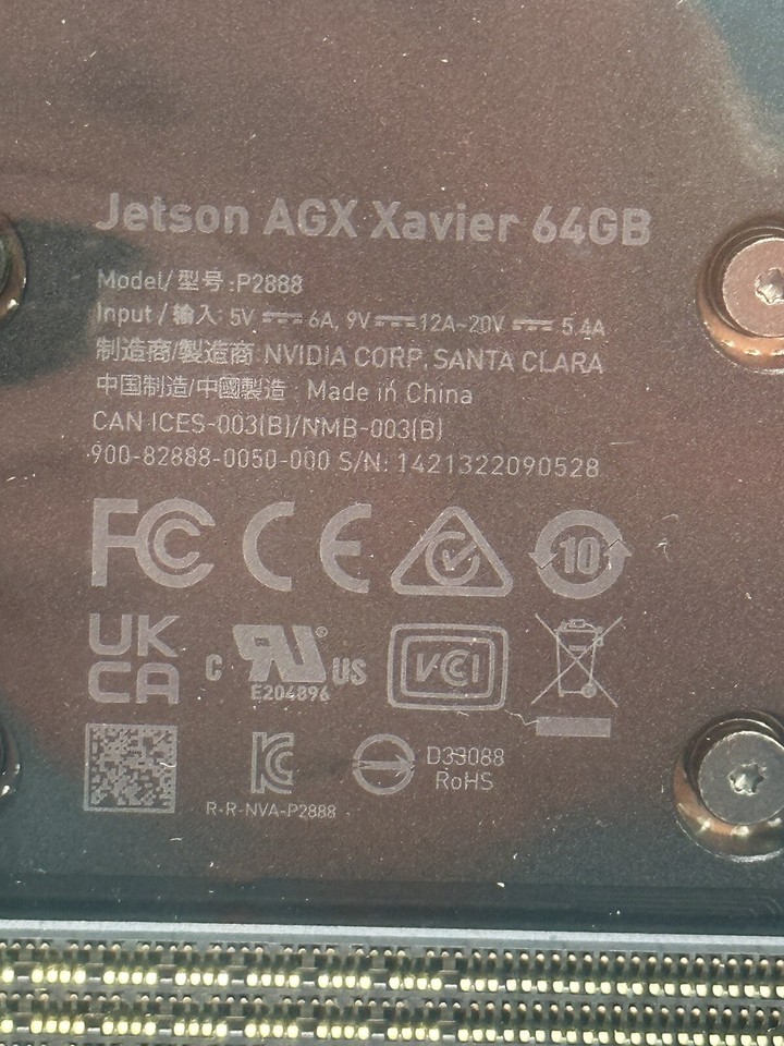 NVIDIA Jetson AGX Xavier Module 900-82888-0050-000 Production SOM 64GB ...