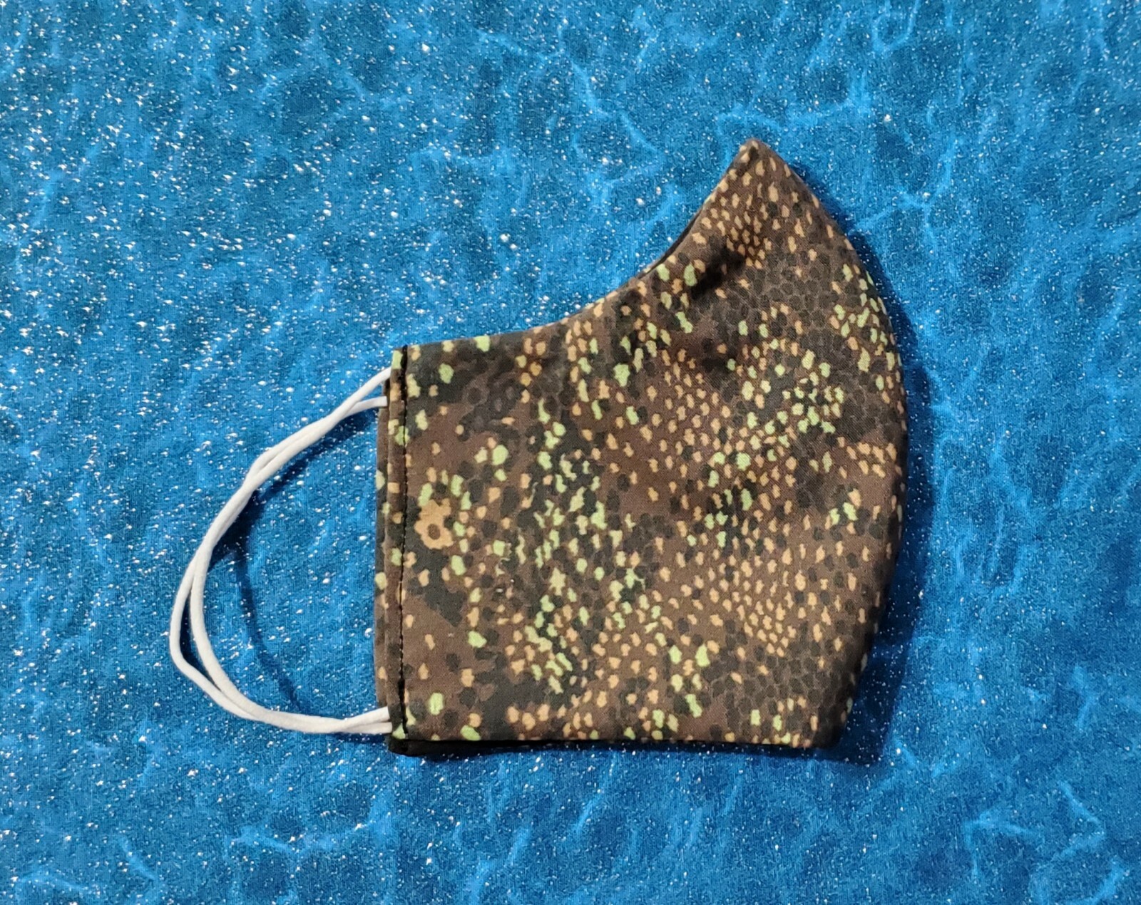 Washable Handmade Fabric Face Mask filter pocket ERBSENMUSTER DOT 44 ...