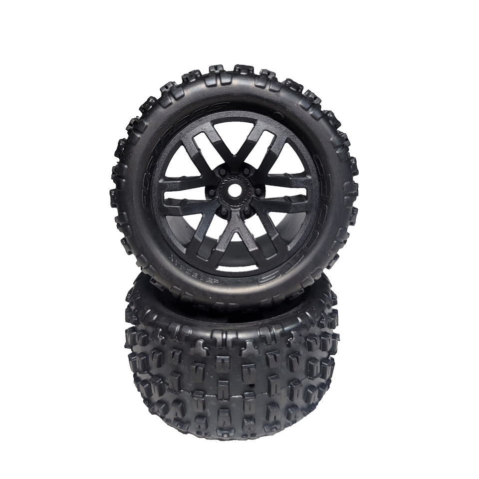 Arrma Granite Grom 1/18th Tires Dboots Fortress & Black 12mm Wheels ...