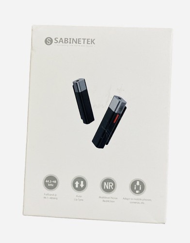 Sabinetek SmartMike+ Bluetooth Wireless Microphones - Smartphones / DSLR 2 Pack | eBay