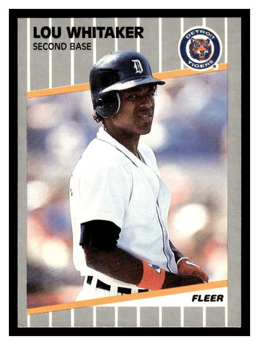 1989 Fleer #151 Lou Whitaker - Detroit Tigers | eBay