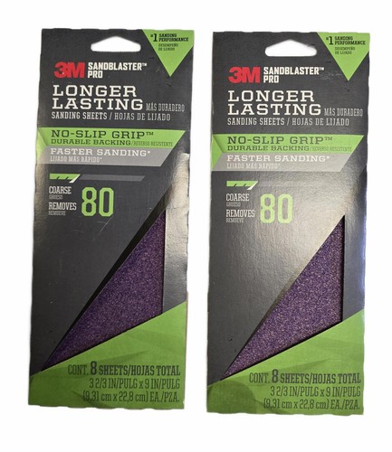 2pk 3M SandBlaster Pro Longer Lasting Sanding Sheets | eBay