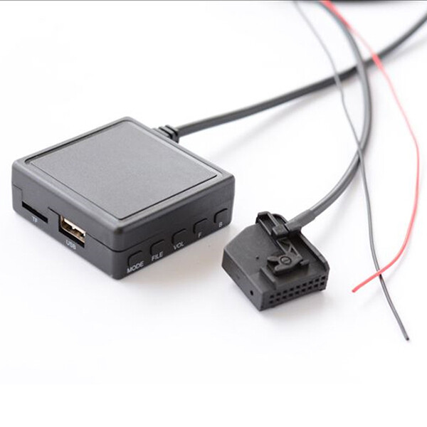 For Mercedes Comand 2.0 Bluetooth Aux Cable Adapter Module +Microphone ...