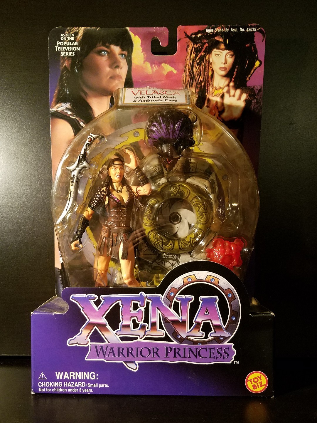 ToyBiz Amazon Xena Warrior Princess VELASCA 6" with Tribal Mask ...