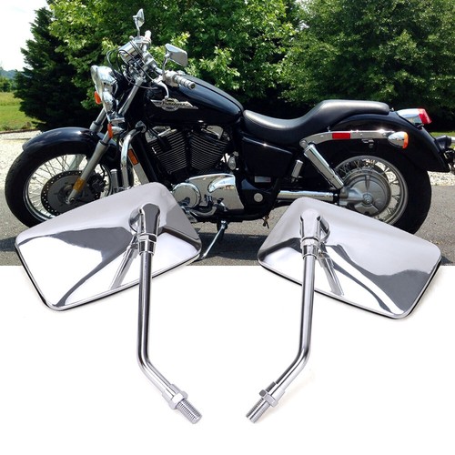 Harley-Davidson Motorcycle & Scooter Mirror Assemblies Rectangle Bobber ...