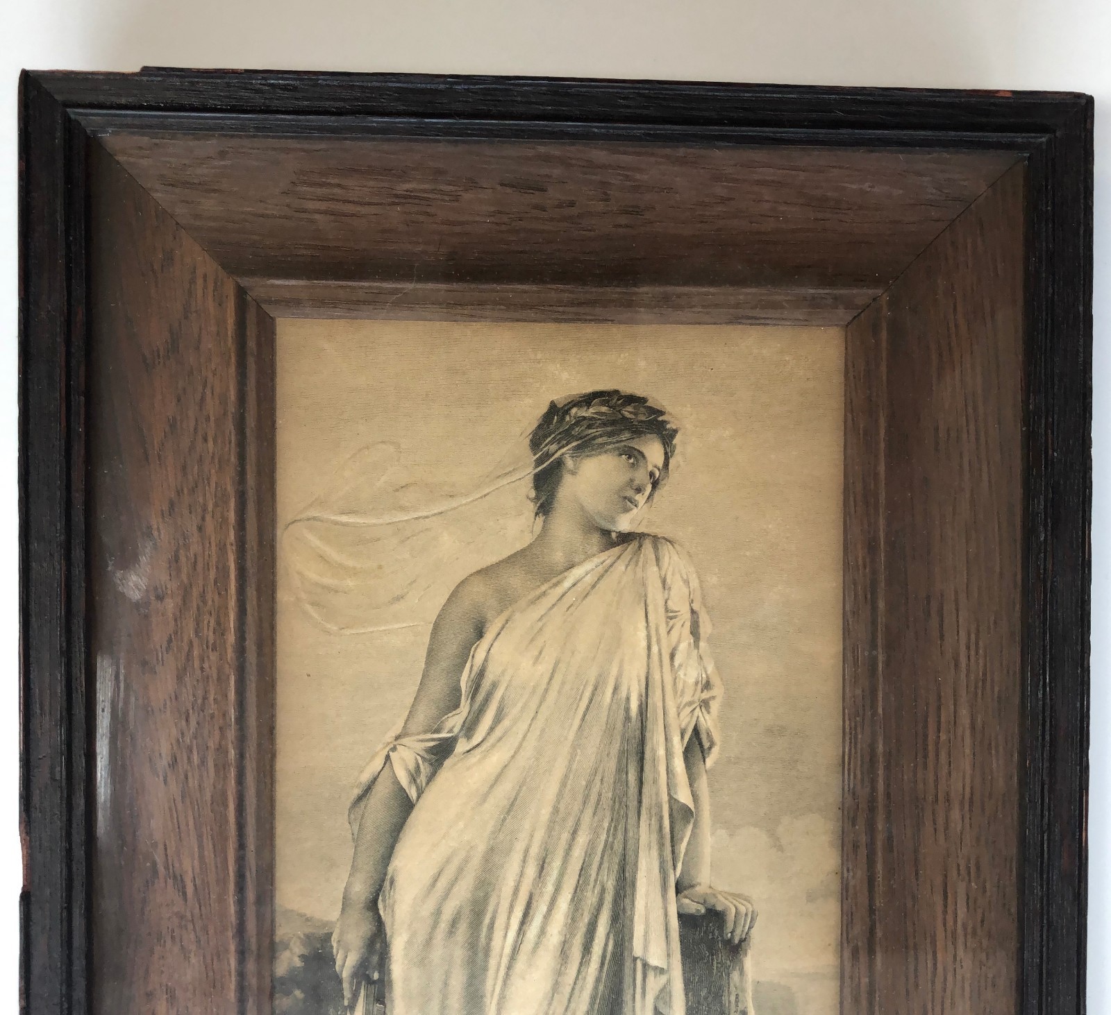 2 Alfred S. Campbell Art-Relievo 3-Dimen Deeply Embossed 1896 Framed ...