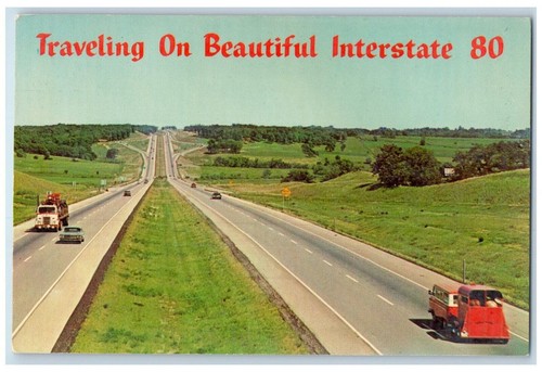 c1960's Traveling on Beautiful Interstate 80 Super Highway Vintage ...