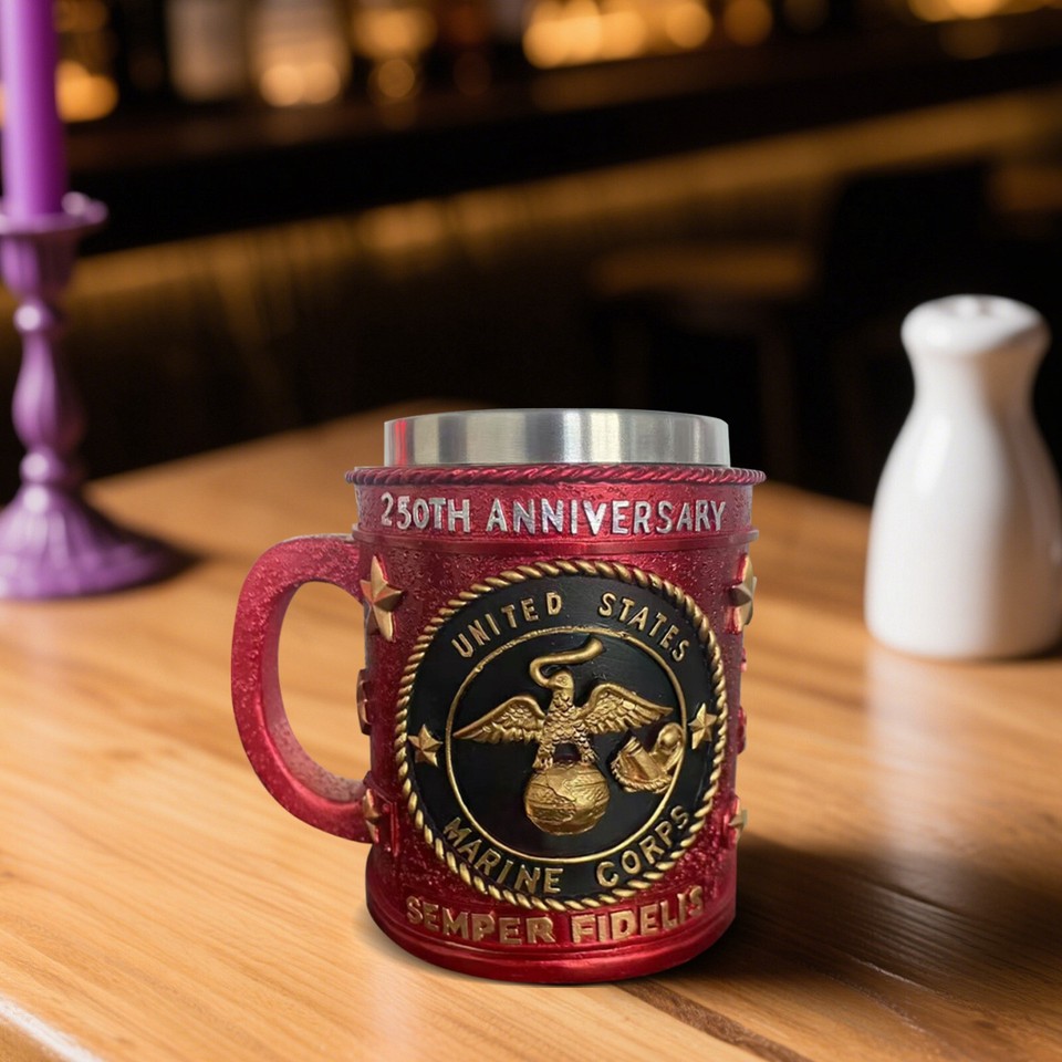 Exquisite Military Theme Mug 250th Anniversary Military Commemorative ...