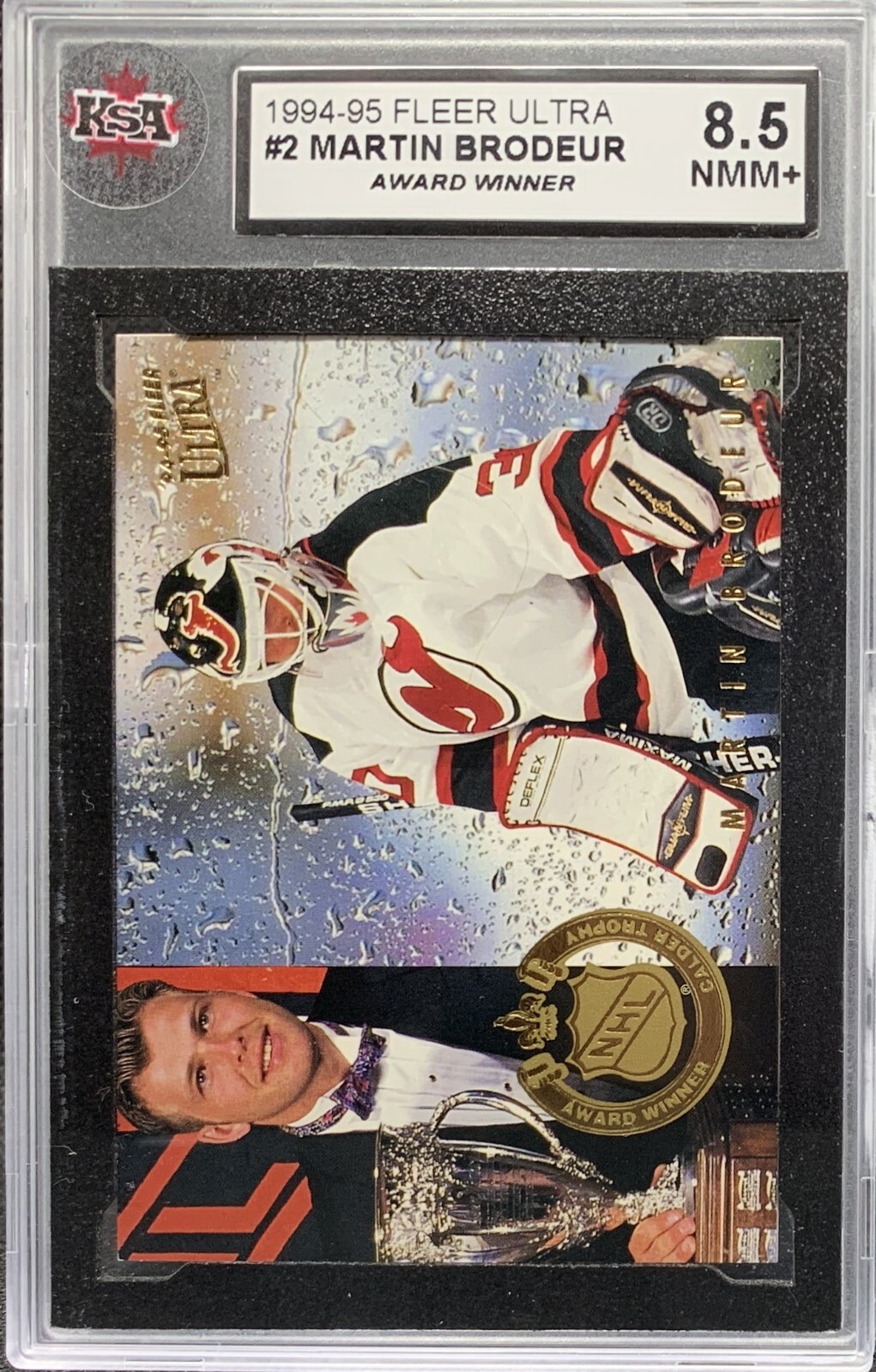 1994-95 Fleer Ultra Award Winner MARTIN BRODEUR #2 (of 8) KSA 8.5 NMM+ ...