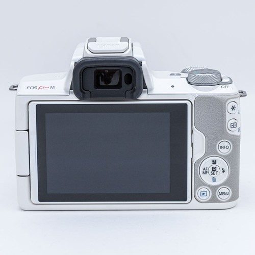 Canon Eos Kiss M White Double Zoom Kit 008027 | eBay