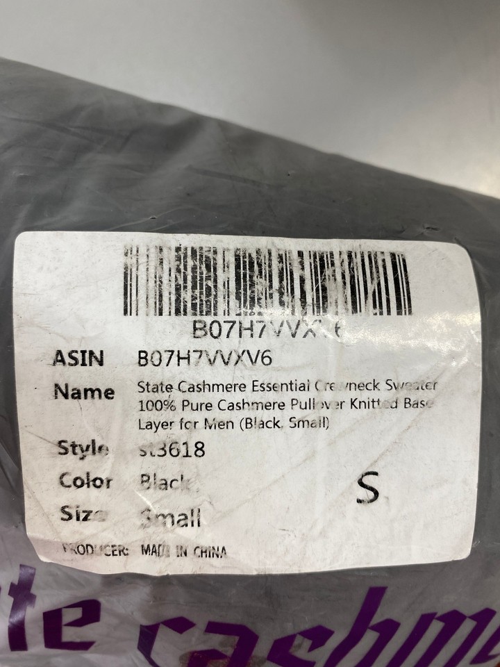 State Cashmere Womens Crewneck Cashmere Sweater Size S Black | eBay