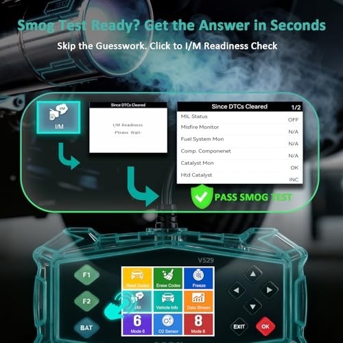 OBD2 Scanner Diagnostic Code Reader, Professional Mechanic OBDII Scan ...