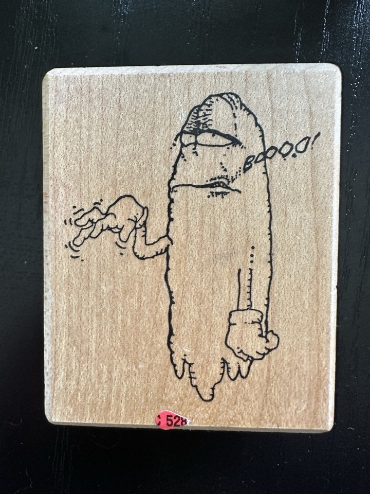 The Stampa Barbara Rubber Stamp Halloween Bored Ghost Boo Vintage 1987 ...