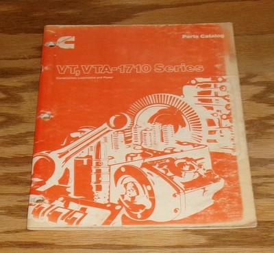 Original 1983 Cummins Diesel VT-1710 VTA-1710 Series Parts Catalog | eBay