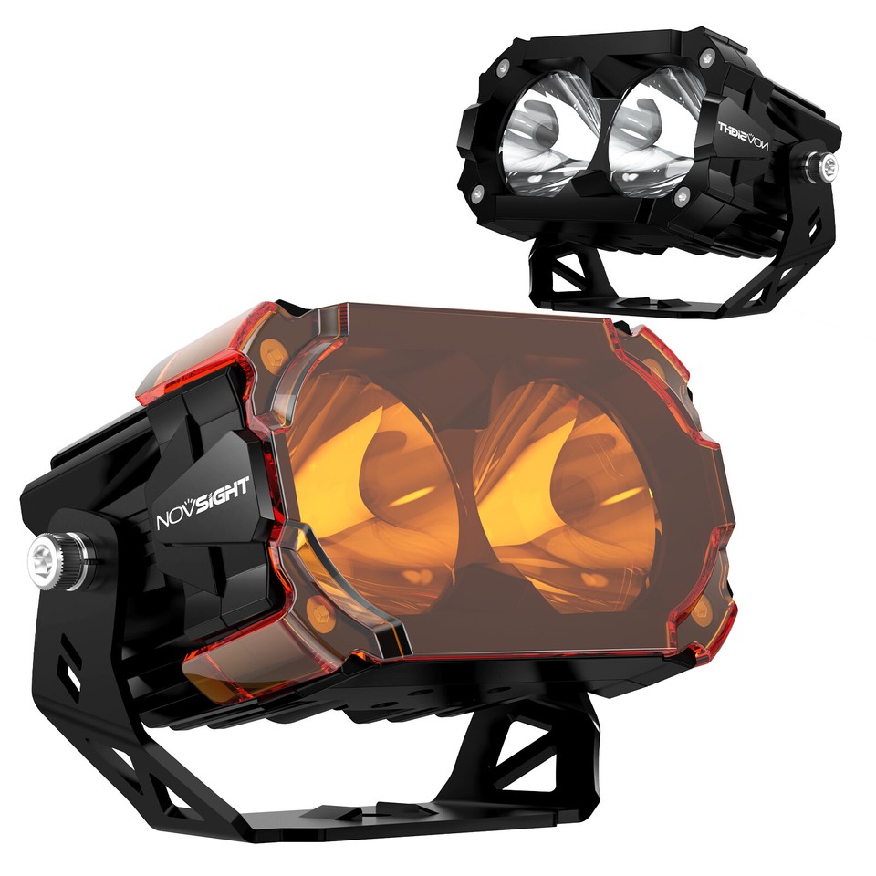 NOVSIGHT 4.5" LED Work Lights Pod Flood Lamp Off Road Camping for Truck ...