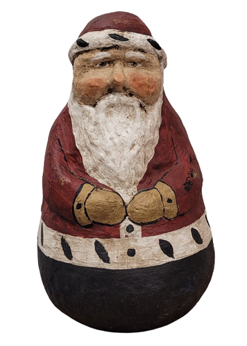 Debbee Thibault Santa Roly Poly Limited Edition Folk Art | eBay