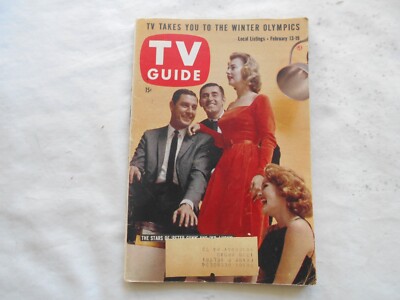 TV GUIDE-FEBRUARY 13-19,1960 Central Penna. Edition | eBay