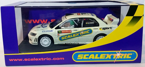 SCALEXTRIC MITSUBISHI LANCER EVOLUTION 7 WRC COLLECTORS CLUB CAR 2005 ...