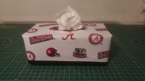 NCAA Alabama Crimson Tide Tissue Box Cover (rectangle) Handmade | eBay