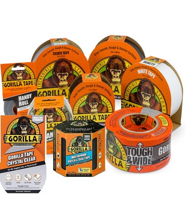 GORILLA TAPE BLACK, WHITE, SILVER, CLEAR TAPE, ANTI-SLIP TREAD TAPE ...