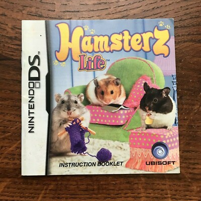 Hamsterz Life Hamsters Nintendo DS Gameboy Instruction Manual Only | eBay
