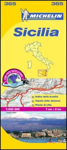 Sicily - Michelin Local Map 365: Map (Michelin Local Maps) by Michelin ...