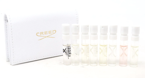 CREED Set Leather Sample Wallet 8 x 1.7 mL Aventus For Her, Spring ...