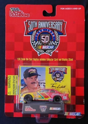 TERRY LABONTE #5 1998 RACING CHAMPIONS KELLOGG'S 1/64 W/ STAND NASCAR ...