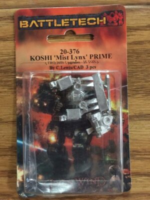 Battletech 20-376 Koshi "Mist Lynx" Prime Mech (*See Per Order Flat ...