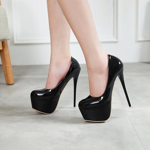 Women Sexy Stiletto High Heel Point Toe Platform Pumps Nightclub Pole ...