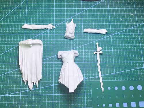 1/12 Resin Character Model Fantasy Ancient European Queen Unassembled ...