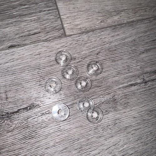 Brother Bobbins Plastic Clear Sewing Machine 8 Pack | eBay