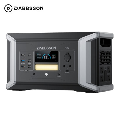 Dabbsson DBS1000Pro 1024Wh 2000W Portable Power Station Solar Generator ...