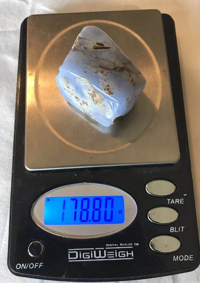 Ellensburg Blue Agate 178.8 Carats Very Rare Gemstone Mineral Specimen ...