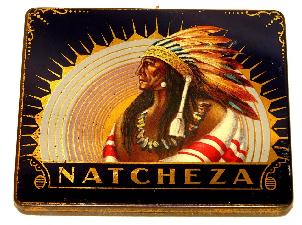 Very Rare Native American Indian Natcheza Cigar Label 1920 | eBay