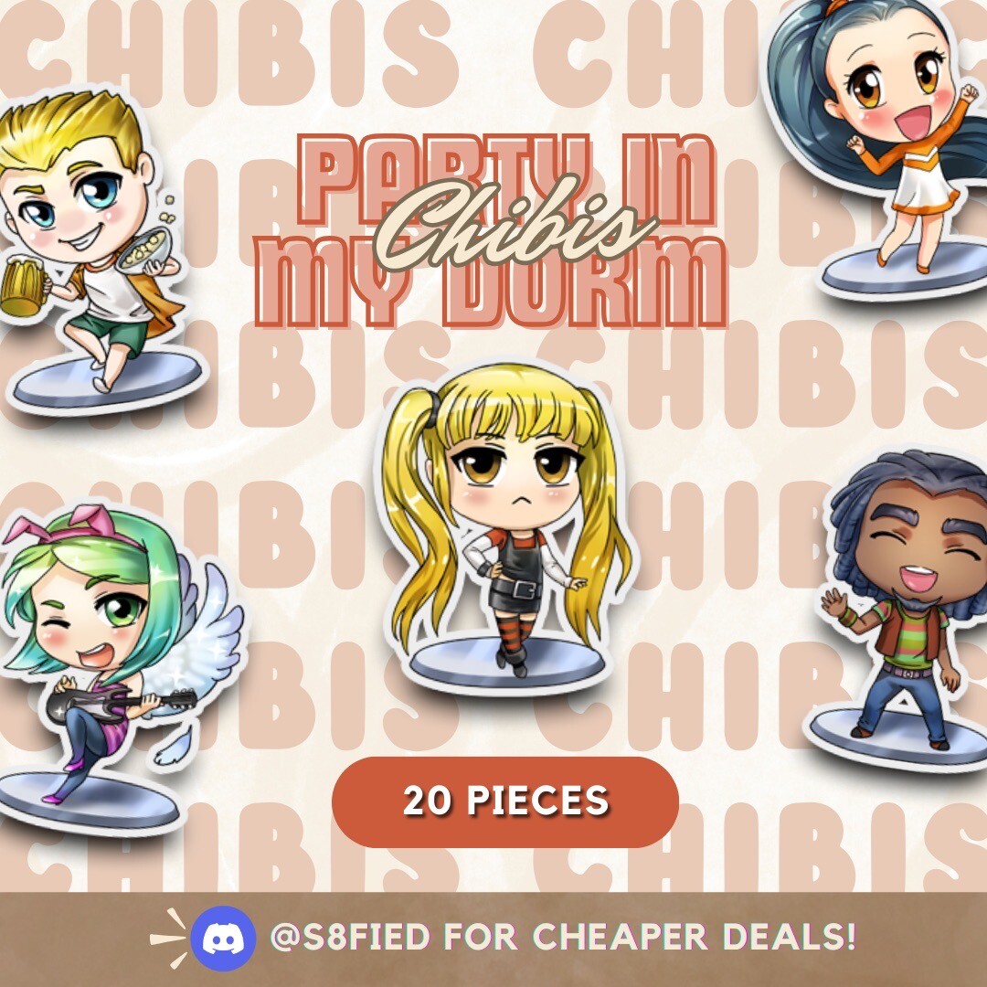 Party In My Dorm (PIMD) - Chibis / In-Game Currency | eBay